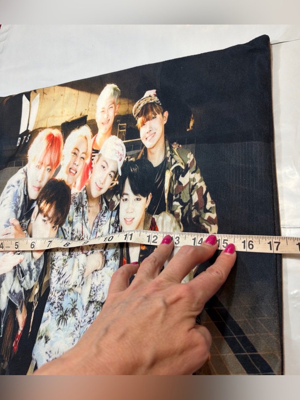 Bts | Accents | Bts Kpop Square Pillowcase 7 Rm Jin Suga Jhope Jimin V ...